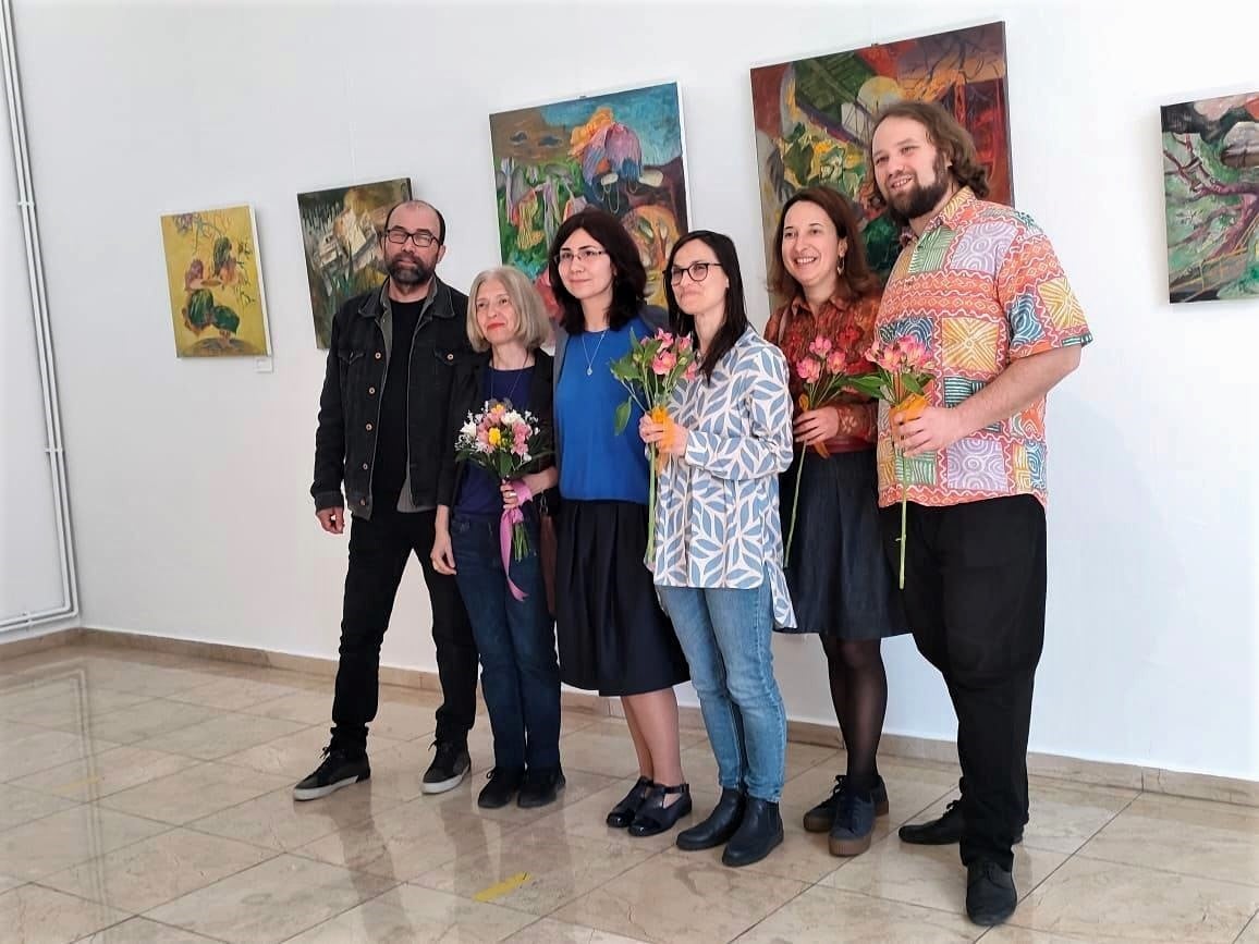 Vernisajul expoziției de pictură „PARADISUL TERESTRU”. Beatrice ...