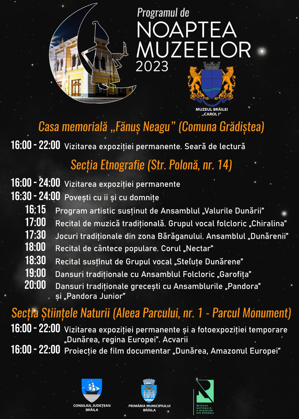 NOAPTEA MUZEELOR, la Muzeul Brăilei „Carol I”