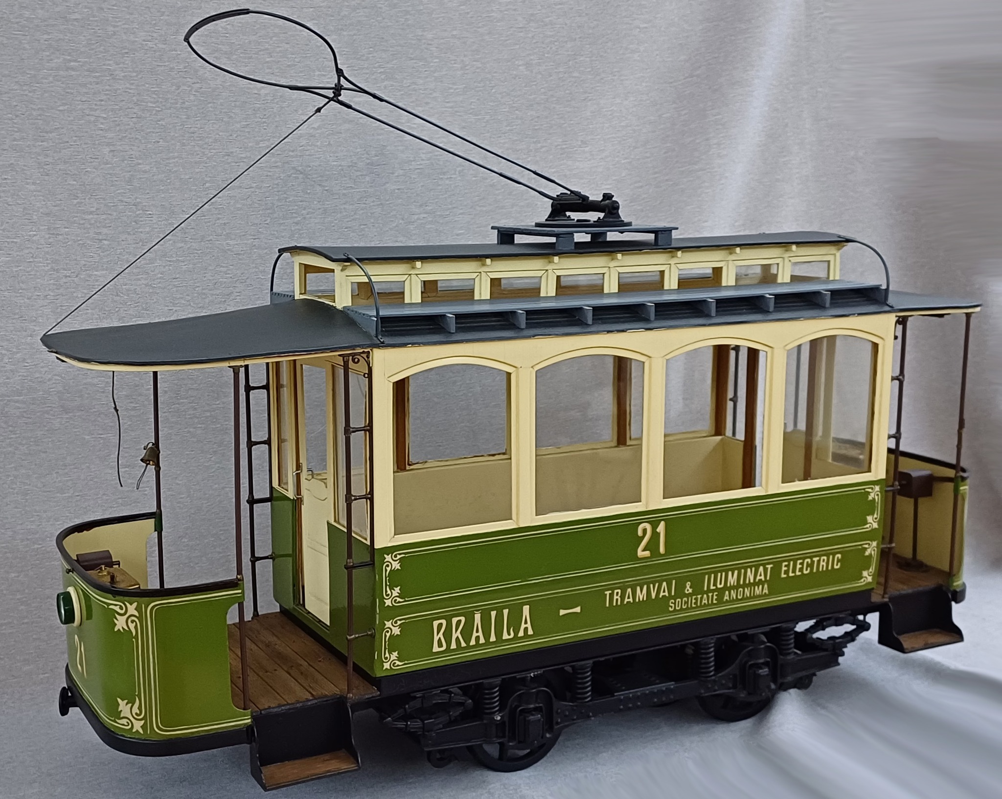 EXPONATUL LUNII - MACHETA TRAMVAIULUI CARE A CIRCULAT LA ÎNCEPUTUL SEC ...